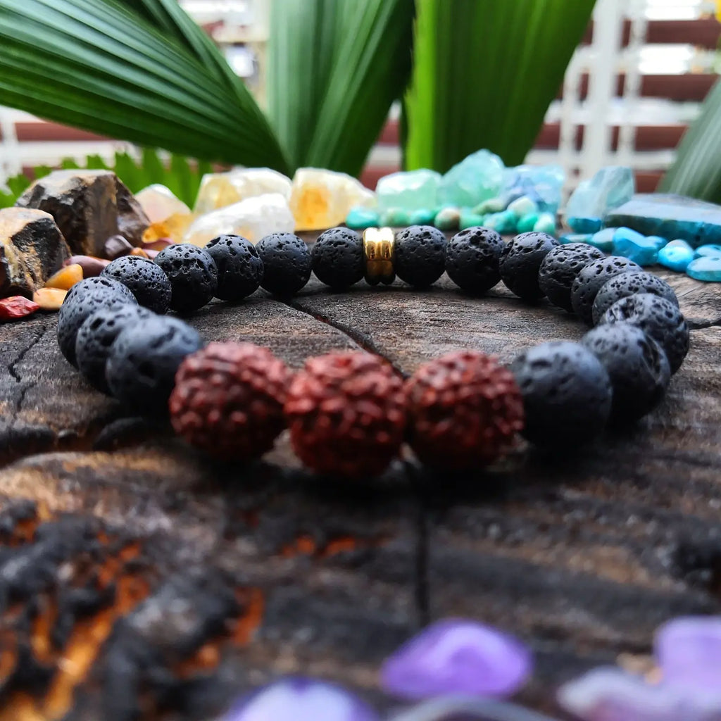 Natural Volcanic Lava Rock – WTF Bracelet